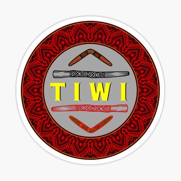 "Aboriginal Tiwi" Sticker by FedSherDesign | Redbubble