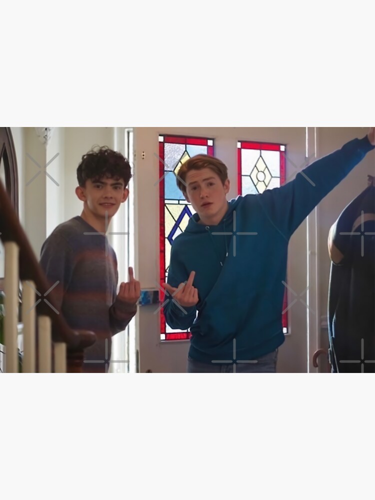 Joe Locke And Kit Connor Middle Finger Heartstopper