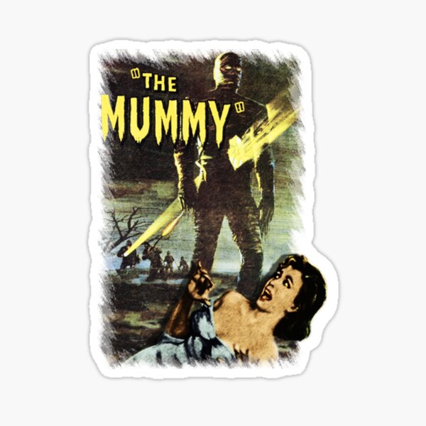 "The Mummy - Vintage Film Poster" Sticker by MateoPabon | Redbubble