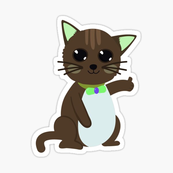"Little Cat" Sticker by Solarline | Redbubble