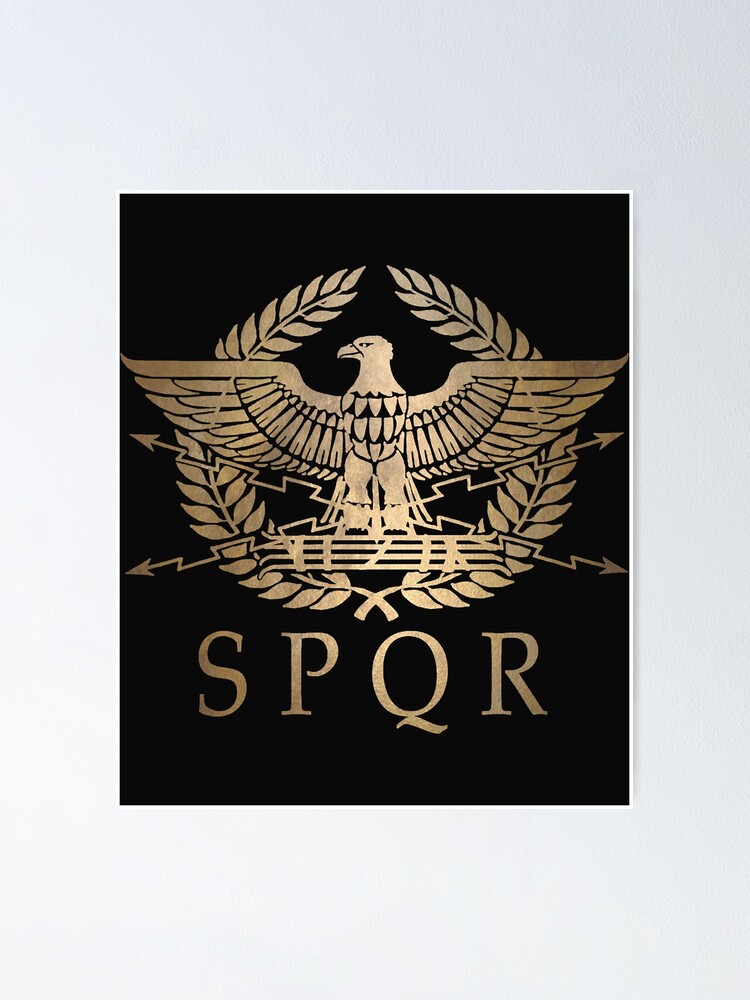 Póster «SPQR- Escudo estándar del Imperio Romano» de MuftyFarmer82 ...