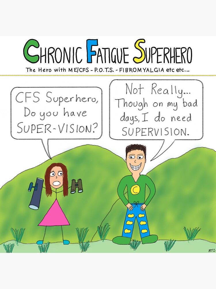 Póster «Cómic de supervisión» de CFSSuperhero | Redbubble