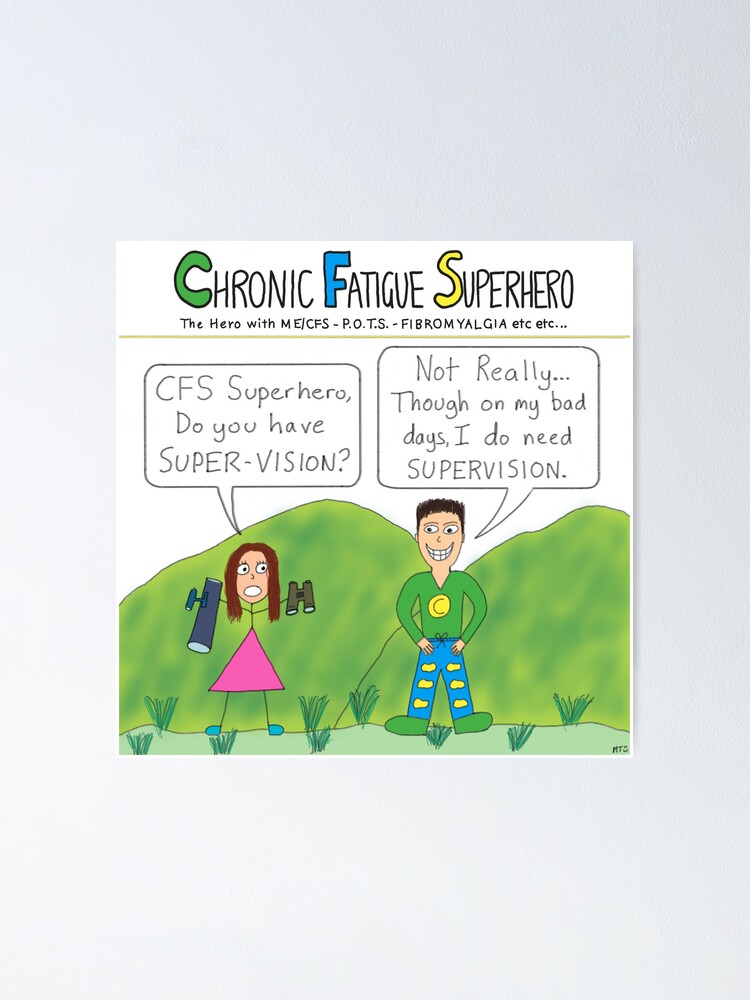 Póster «Cómic de supervisión» de CFSSuperhero | Redbubble