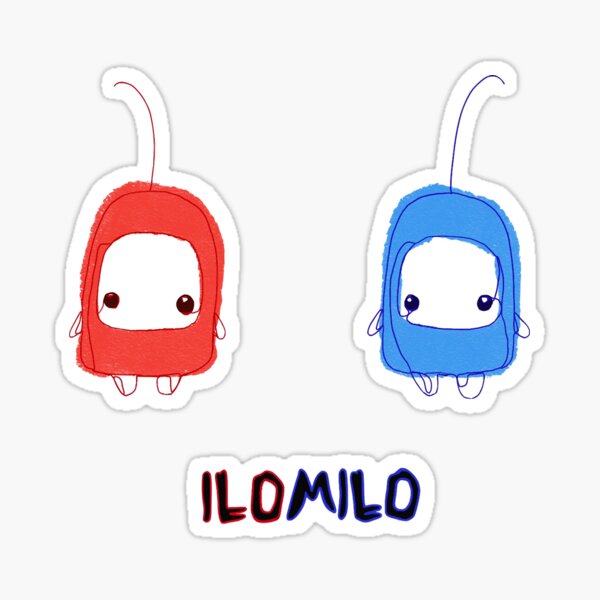 "ILOMILO seperated Billie Eilish Sticker" Sticker for Sale by ...
