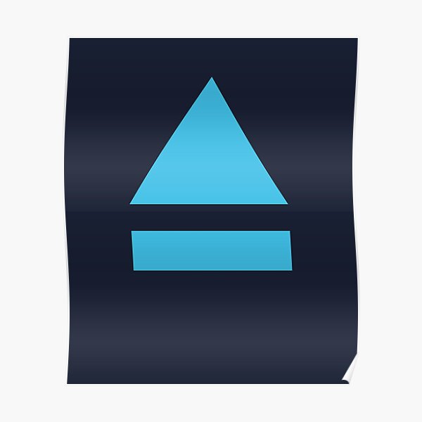 "Eject Button Eject Symbol" Poster for Sale by MKMemo1111 | Redbubble