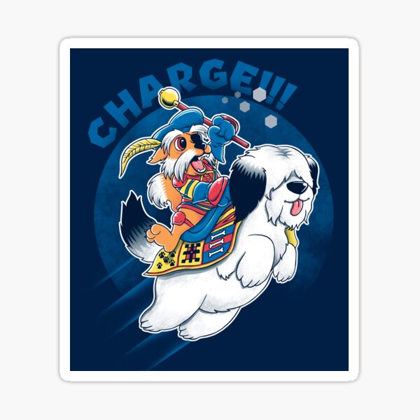"Charge!!!" Sticker for Sale by andresMvalle | Redbubble