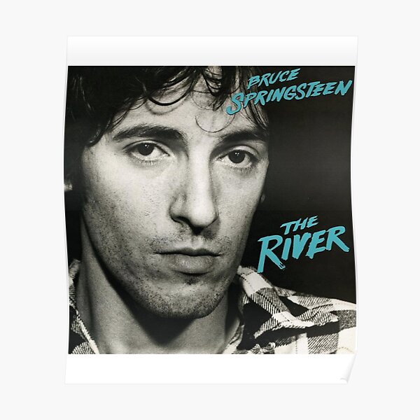"Brúcé Spríngstéén The River Albumcover" Poster von Carlunique | Redbubble