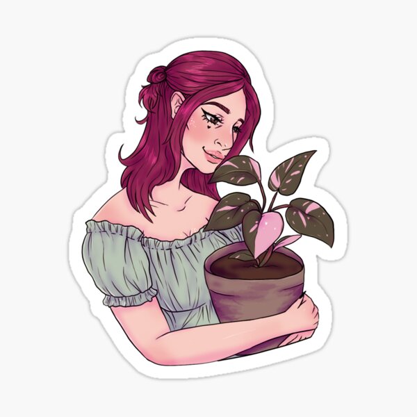 "Pink Princess" Sticker by AlexstrazaArt | Redbubble