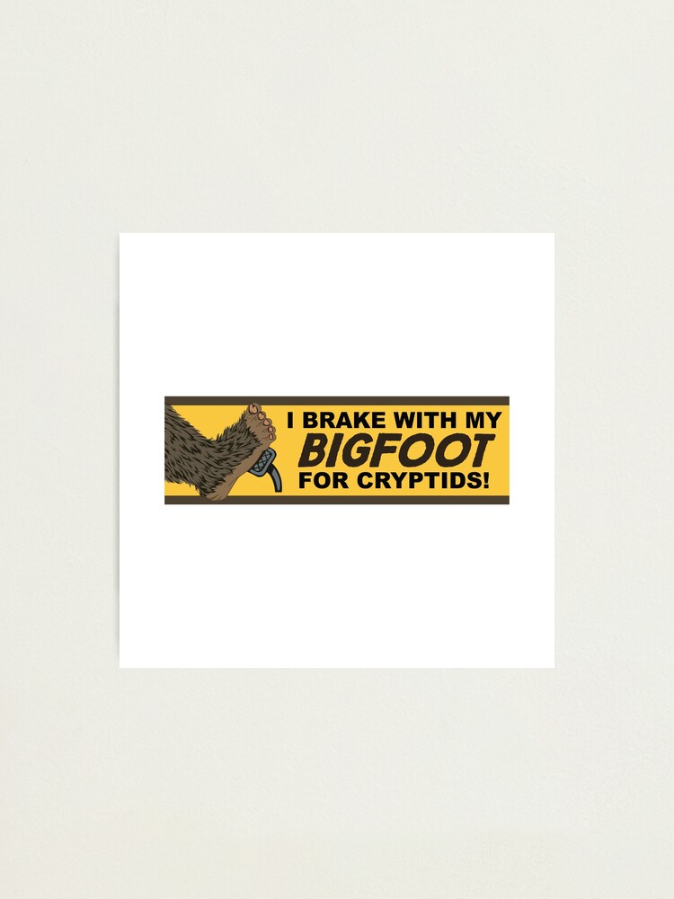"Retro outdoor funny bigfoot car stickers, yeti cooler stickers, yeti ...
