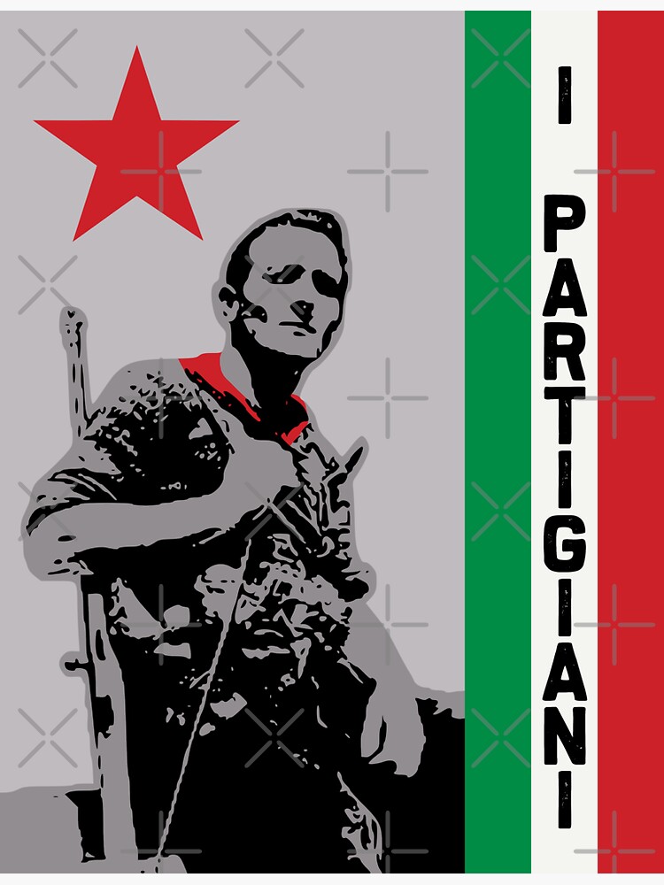 "Bella Ciao - The Partisans" Sticker by sirglennbo | Redbubble