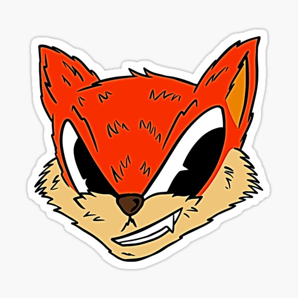 "Angry Fox" Sticker by InfinityStore19 | Redbubble