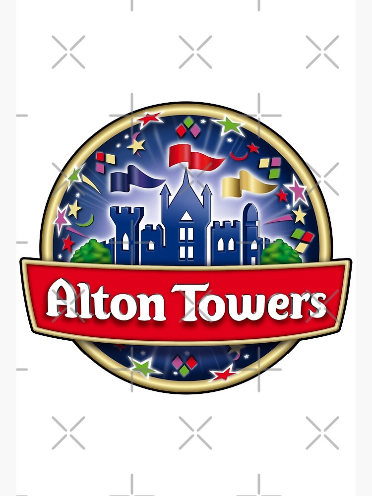"Alton Towers Merch Alton Towers Logo" Metal Print for Sale by ...