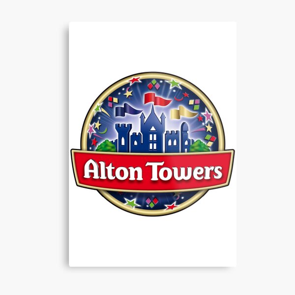 "Alton Towers Merch Alton Towers Logo" Metal Print for Sale by ...