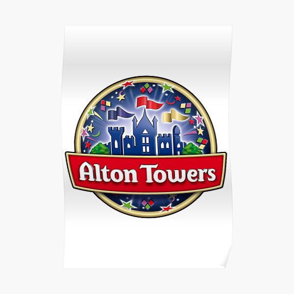 "Alton Towers Merch Alton Towers Logo" Poster for Sale by HindoShop ...