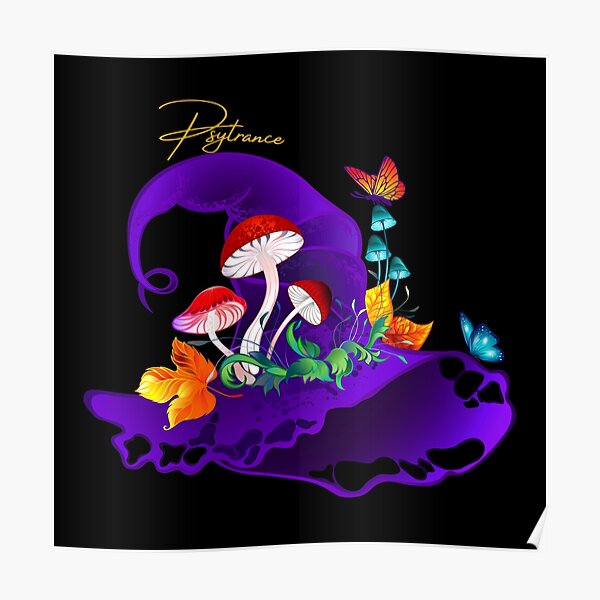 "Psytrance" Poster for Sale by catoo666 | Redbubble
