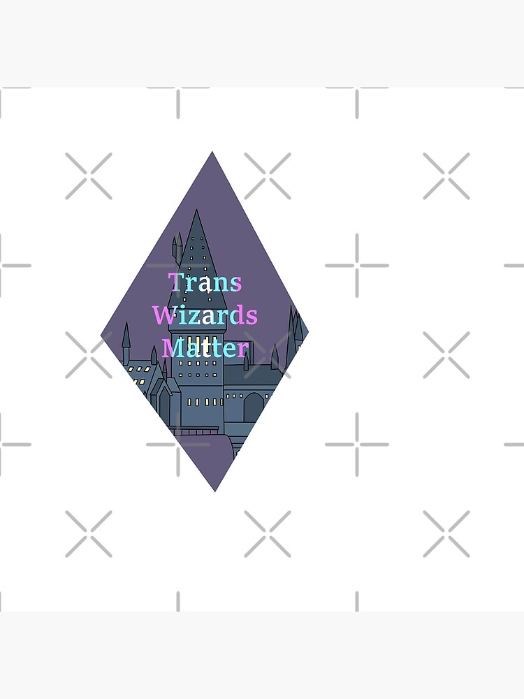 "Trans Wizard Diamond" Poster for Sale by imsomethingelse | Redbubble
