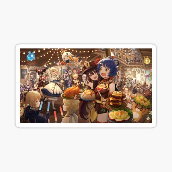 "Genshin Impact" Sticker for Sale by hidoyatarg | Redbubble