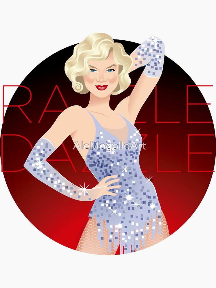"Roxie " Sticker for Sale by AleMogolloArt | Redbubble