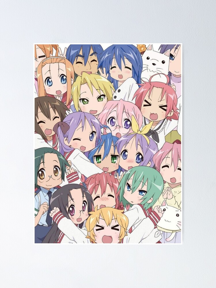 "Lucky Star - cast poster" Poster for Sale by BaryonyxStore | Redbubble