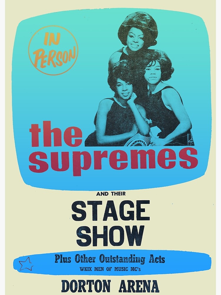 "Diana Ross and the Supremes concert graphic " Poster for Sale by ...
