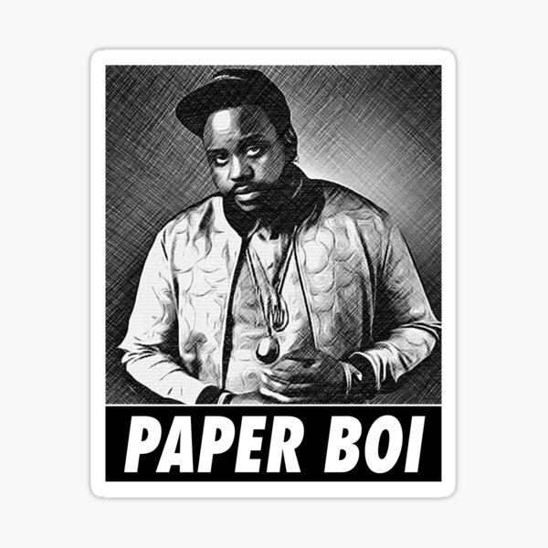"paper boi atlanta" Sticker for Sale by Grafik0 | Redbubble