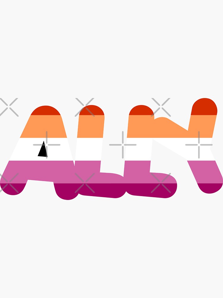 Ally Lesbian Pride Colors 5 Stripe Sticker By Schpidauu Redbubble
