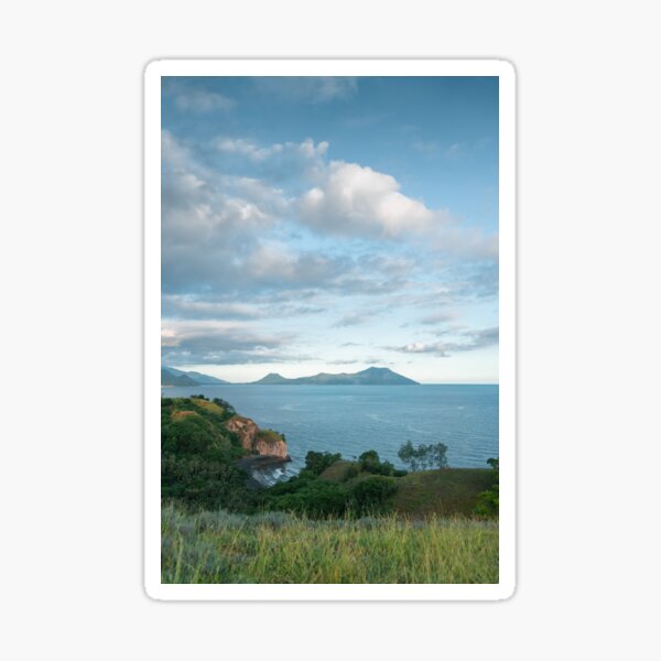 "THE GREEN HILLS" Sticker by AlipDesign | Redbubble