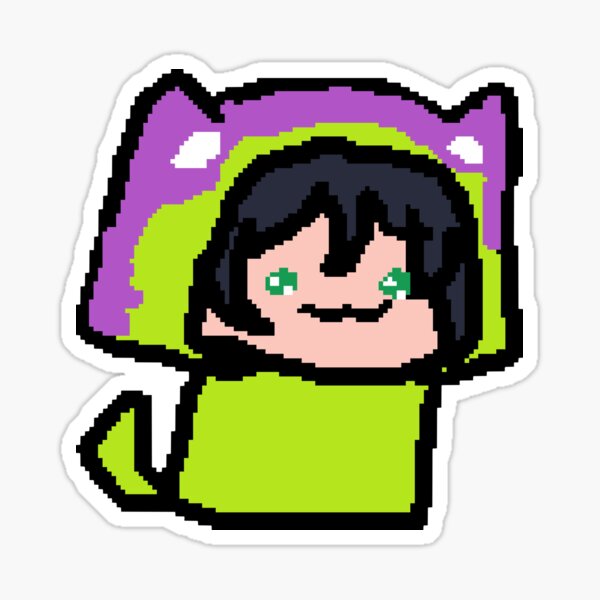 "miya" Sticker for Sale by shamari-arts | Redbubble