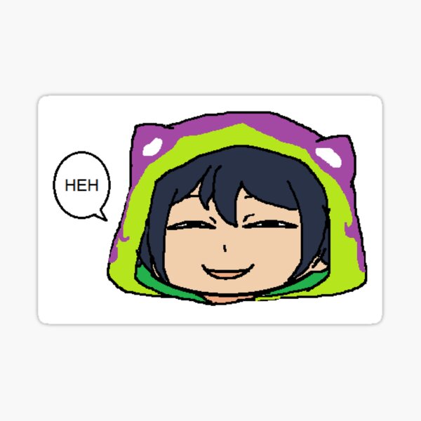 "heh miya" Sticker by shamari-arts | Redbubble
