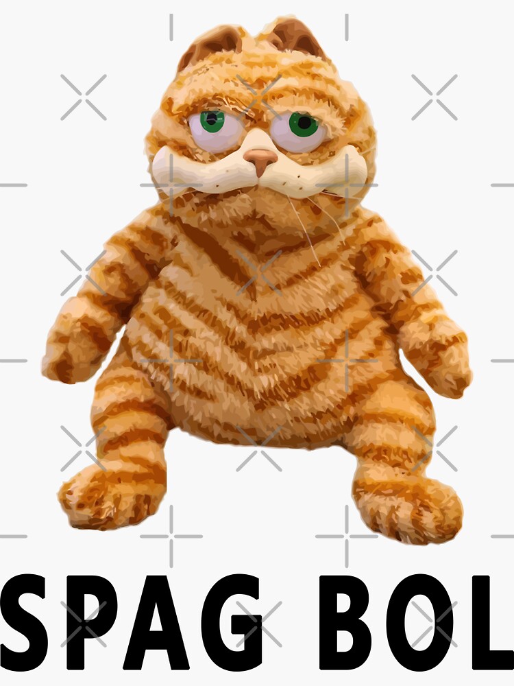 "Memeulous Merch Spag Bol" Sticker by HindoShop | Redbubble