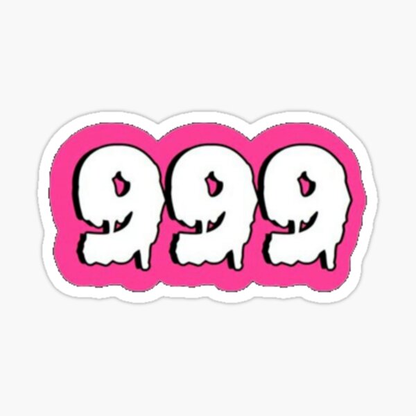 "Donut Pink Juice WRLD 999" Sticker by Stekaa | Redbubble