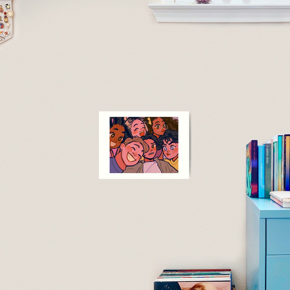 "Paris gang selfie time! (HEARTSTOPPER)" Art Print by riicolato | Redbubble