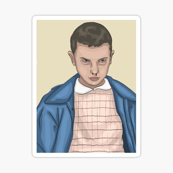 "Eleven" Sticker for Sale by AtlanticArt227 | Redbubble