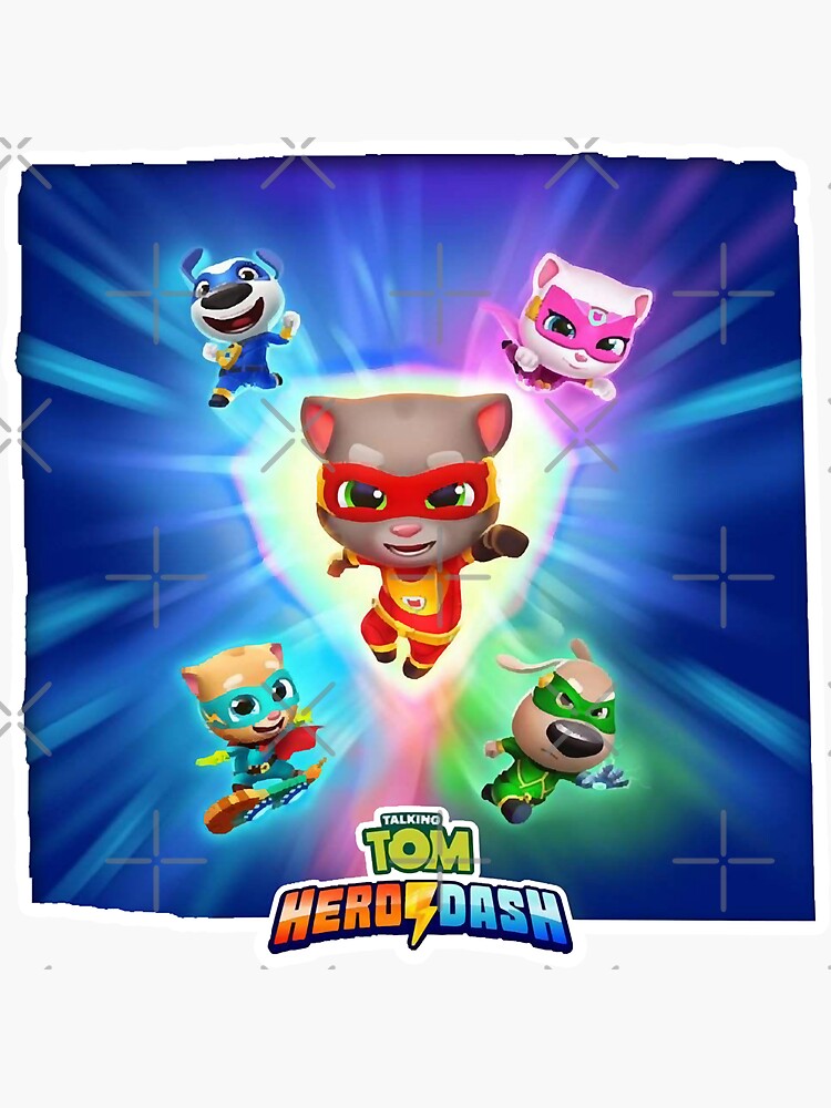 "For Mens Womens Talking Tom Heroes Gifts Movie Fan" Sticker by ...