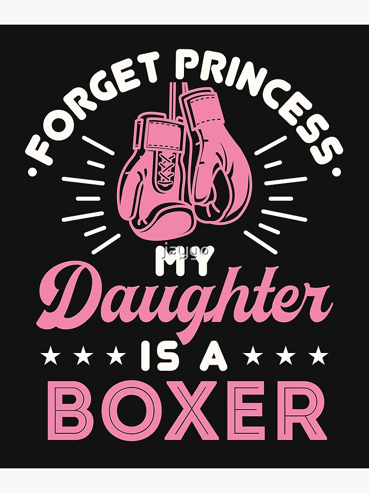 Póster «Olvídate de la princesa, mi hija es boxeadora Boxing Mom Dad ...