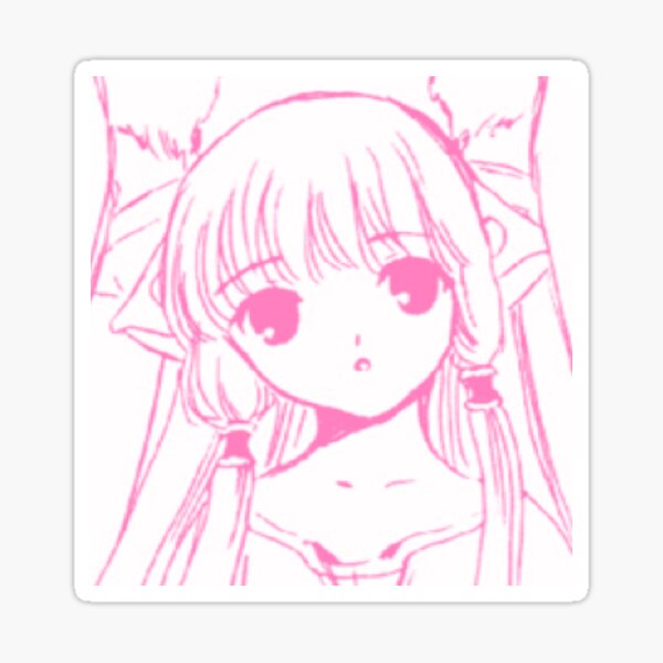 "chobits chi" Sticker by kawaikaeru | Redbubble