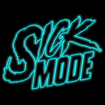 "Sickmode cyan" Sticker for Sale by CylinderOfMeat | Redbubble