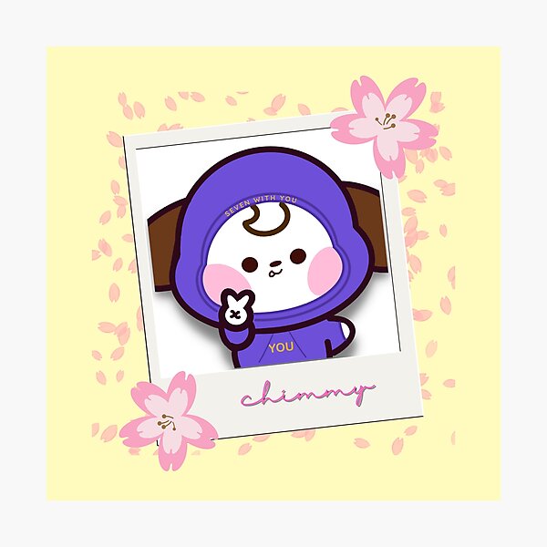 "Cute Kawaii BTS BT21 Character Minini Chimmy With You Hoodie ...
