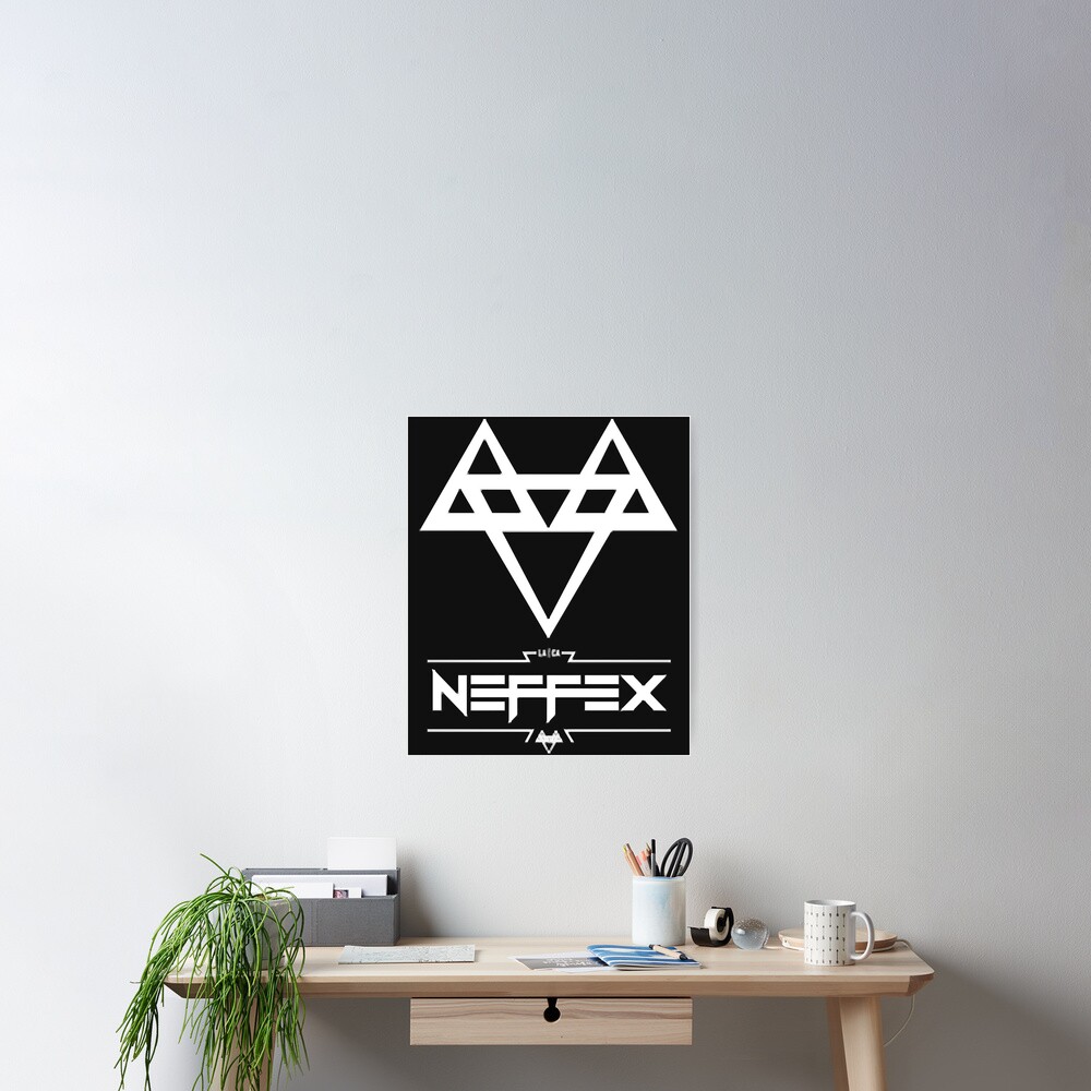 "Neffex both logos white" Poster for Sale by StephanieAnzi67 | Redbubble