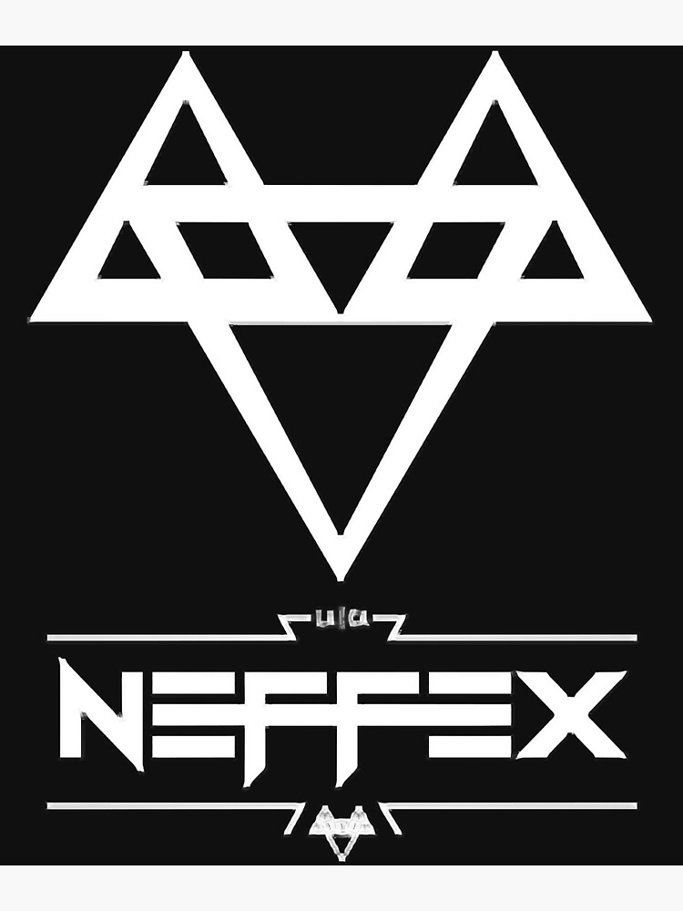 "Neffex both logos white" Poster for Sale by StephanieAnzi67 | Redbubble