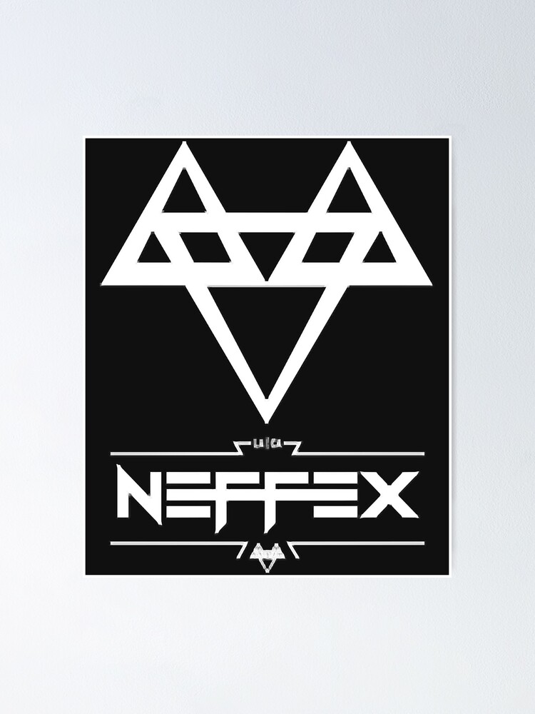 "Neffex both logos white" Poster for Sale by StephanieAnzi67 | Redbubble