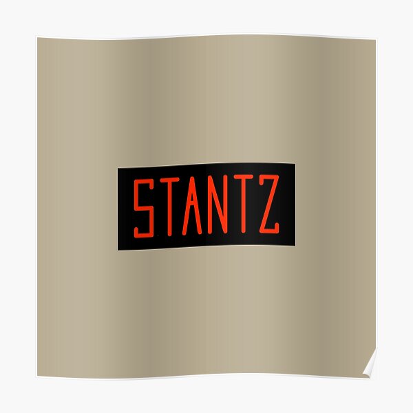 "Stantz Nametag" Poster for Sale by teamvickers | Redbubble