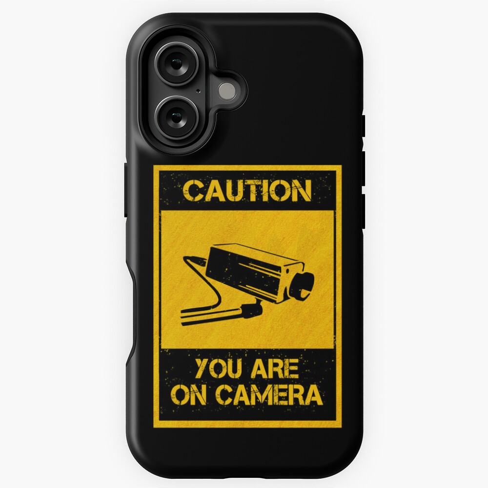 "Camera Is Watching You - Caution" Poster for Sale by CAUTION SHOP ...