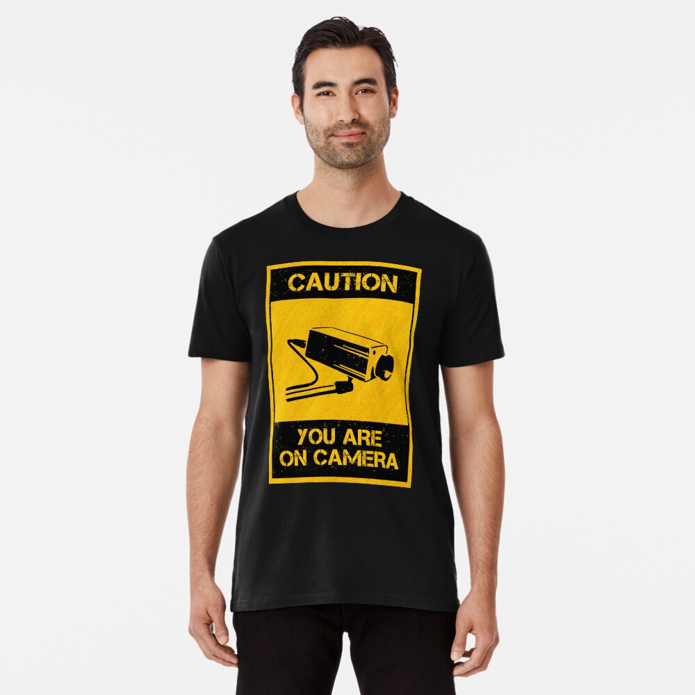 "Camera Is Watching You - Caution" Poster for Sale by CAUTION SHOP ...