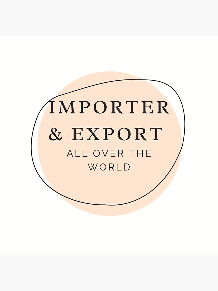 "Importer & export all over the world" Sticker by Ceocoe | Redbubble