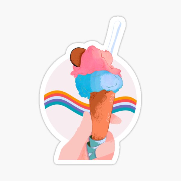 "Gelato" Sticker for Sale by Eeg29 | Redbubble