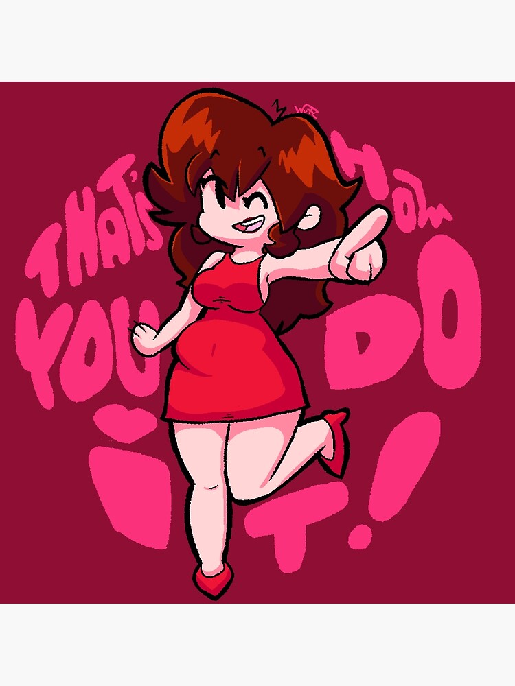 "FNF Cheering Girlfriend" Poster for Sale by PB&J Animations Shop ...