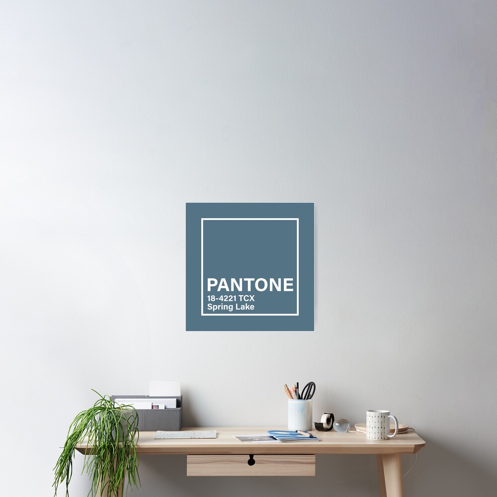 "pantone 18-4221 TCX Spring Lake" Poster by princessmi-com | Redbubble