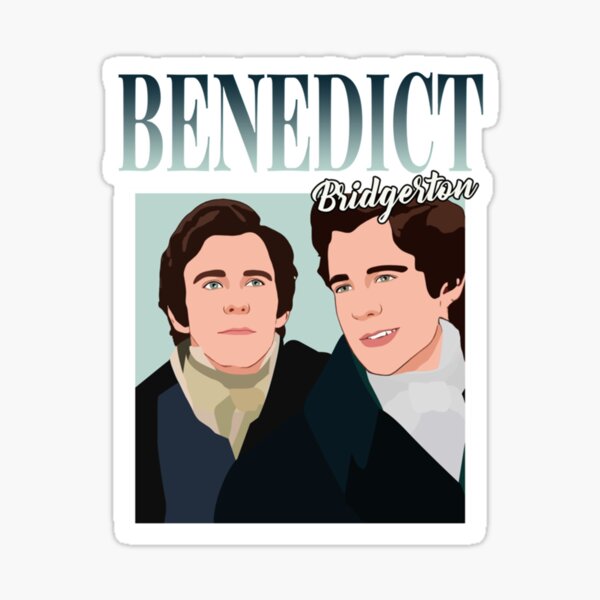 "Benedict Bridgerton " Sticker by camillemitchell | Redbubble