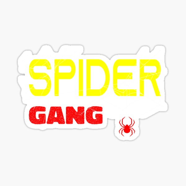 "Spider Gang " Sticker by Banasaha | Redbubble